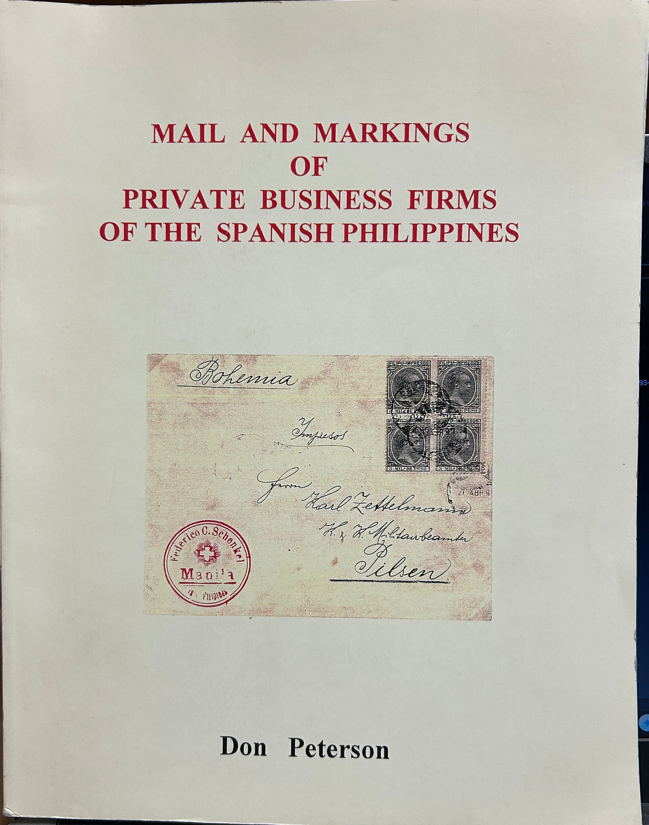 Mail and Markings of Private Business Firms of the Spanish Philippines ...