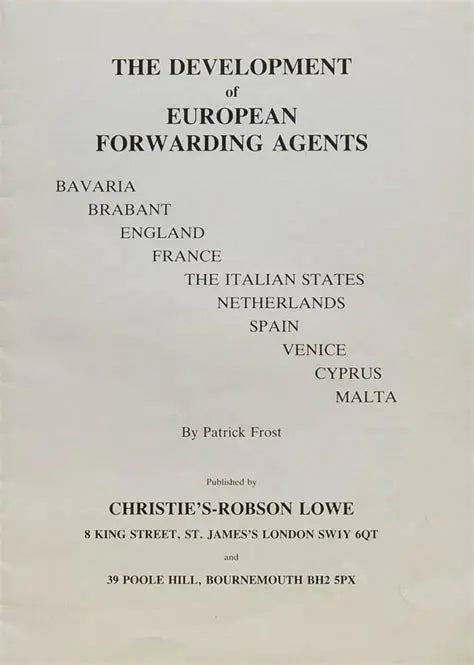 Development of European Forwarding Agents – Subway Stamp Shop Inc