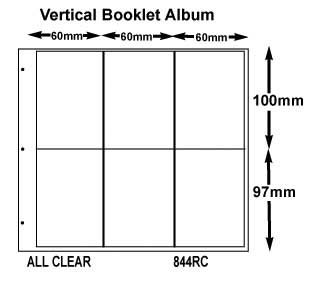 G&K 10 Booklet Pages Vertical Clear – Subway Stamp Shop Inc