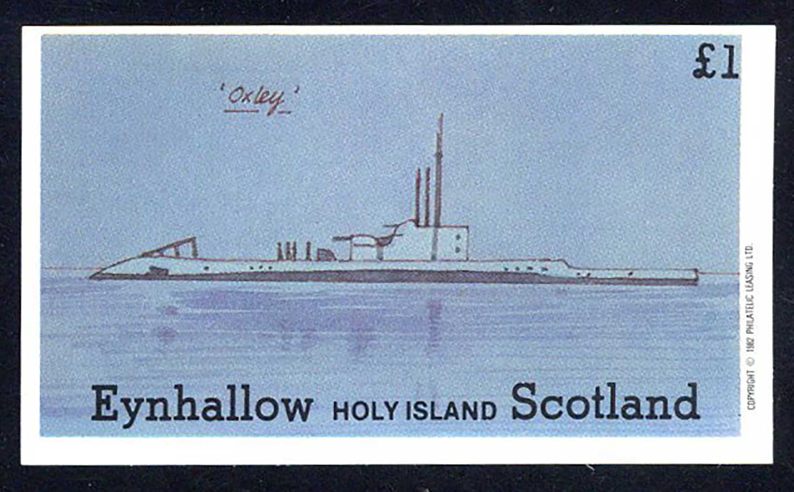 Eynhallow Submarines £1 – Subway Stamp Shop Inc