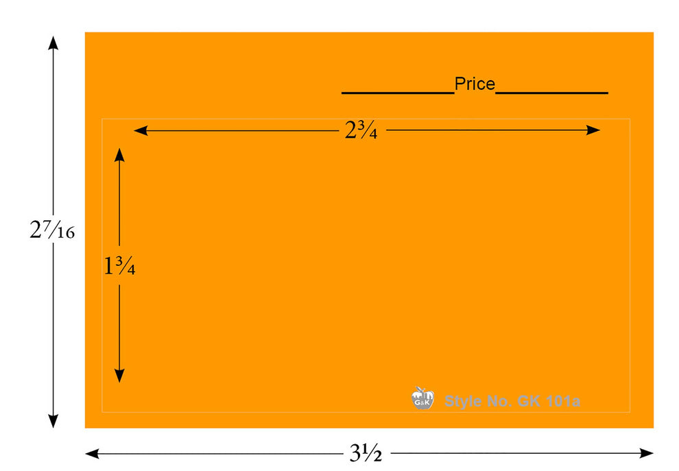 G&K 1000 #101A Color – Subway Stamp Shop Inc
